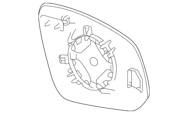 2020-2025 Toyota Mirror Glass 87961-0E351 | Toyota Parts Center