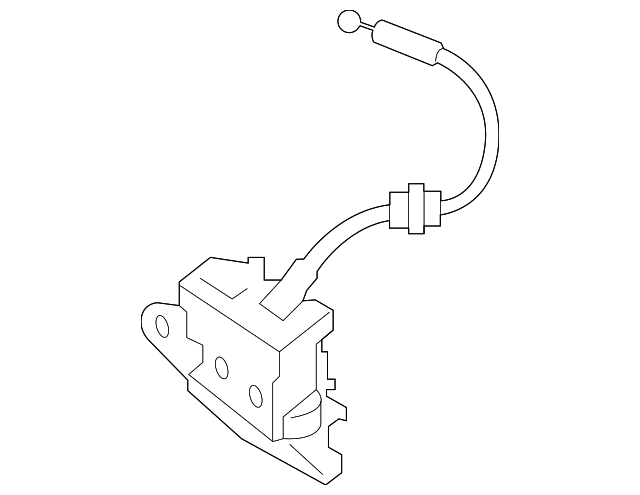 Genuine OEM Latch Assembly Part# 81230-C1010 Fits 2015-2017 Hyundai ...
