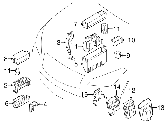 25230-79918 - Wiper Relay 2002-2019 Infiniti | AutoNationParts.com