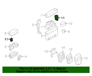 25230-79918 - Wiper Relay 2002-2019 Infiniti | AutoNationParts.com