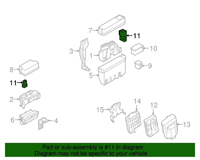25230-79918 - Wiper Relay 2002-2019 Infiniti | AutoNationParts.com