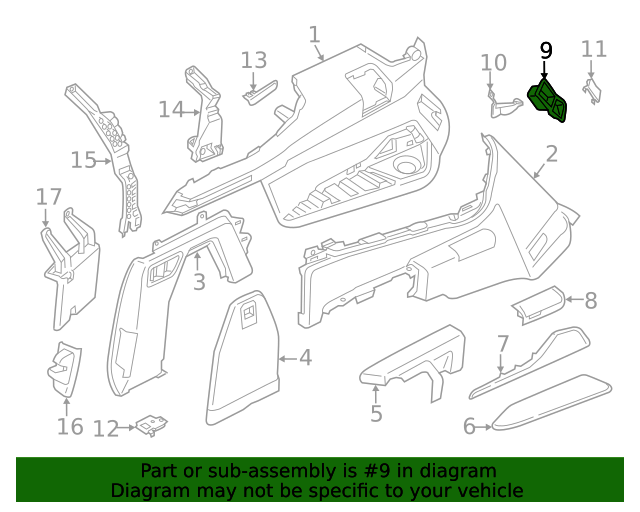 51477950291 - 2019-2022 BMW X7 Front Cover (51-47-7-950-291) | BMW of ...
