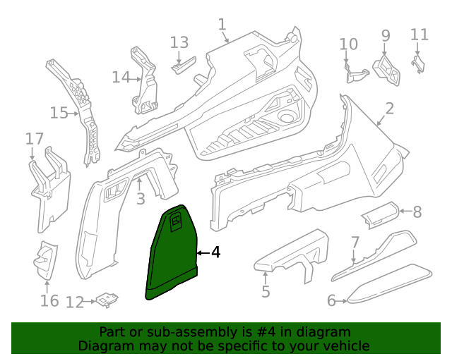 51475a01893 - 2019-2024 BMW X7 Door (51-47-5-A01-893) | BMW of South ...