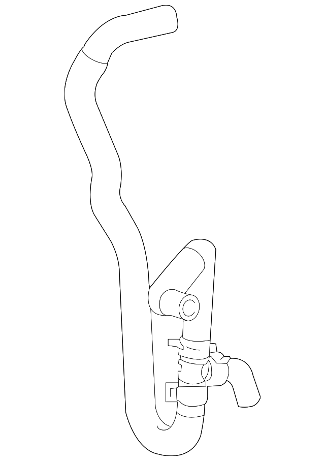 2014-2016 Toyota Highlander Water Hose 87209-0E210 | Toyota Parts Center