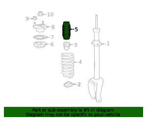 167-323-00-98 - Suspension Shock Absorber Bellows 2020-2023 Mercedes ...