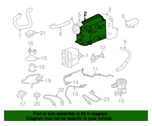 Vapor Canister 4891799AA | Mopar Parts
