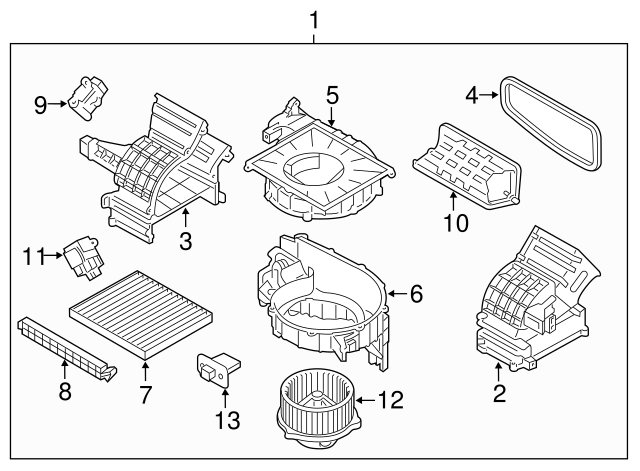 2010-2013 Hyundai Tucson Generator 97155-2S000 | OEM Parts Online