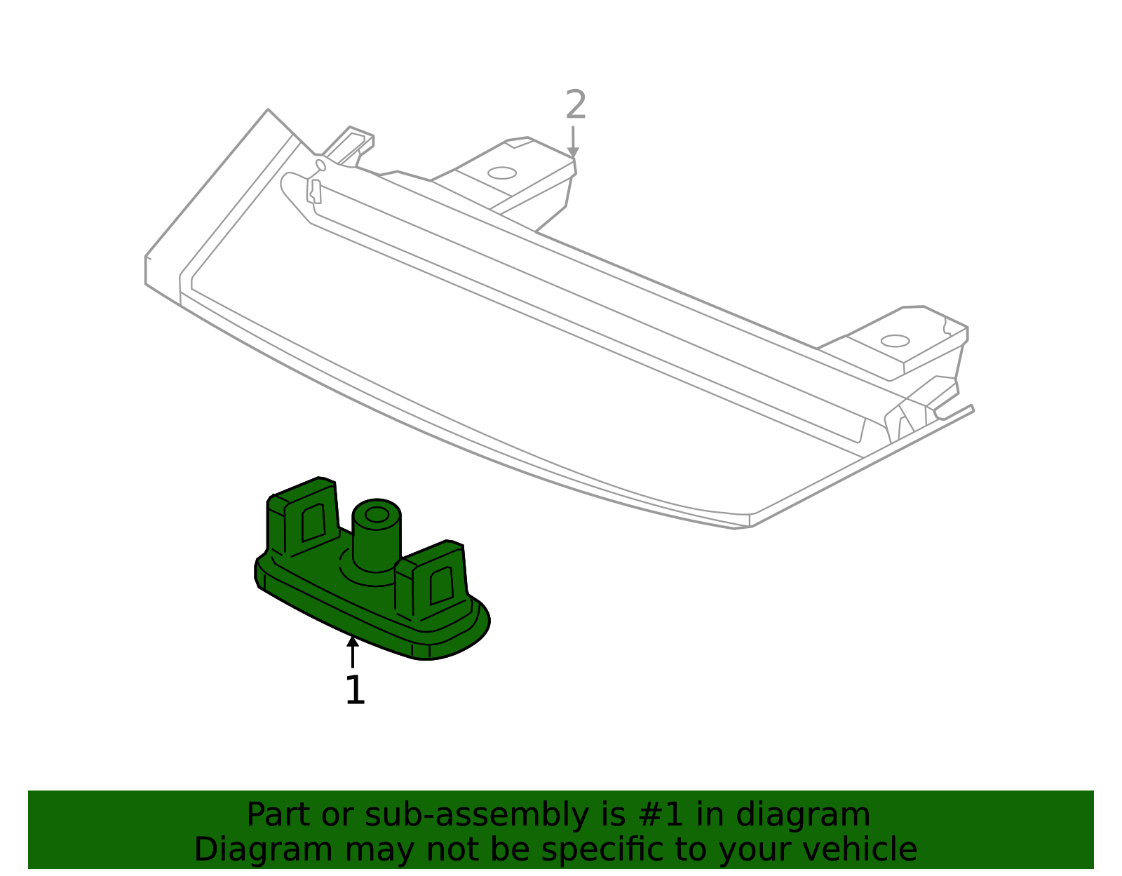 34100-TGV-A01 - High-Quality License Lamp for 2021-2025 Acura TLX ...