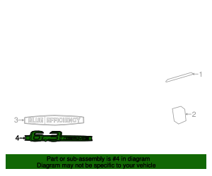 000-817-05-14 - Fender Emblem 2010-2015 Mercedes-Benz | Mercedes-Benz ...