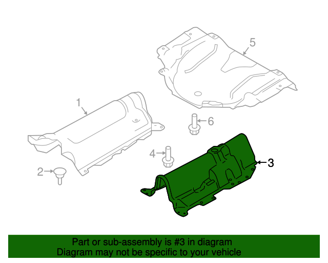 32289349 - Center Shield - 2017-2020 Volvo | Volvo OEM Parts Direct