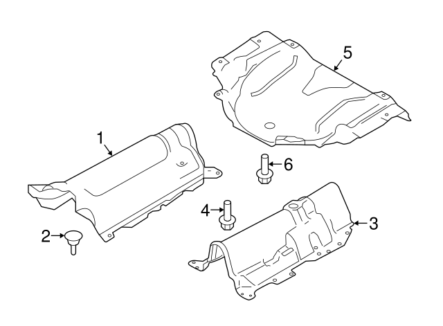 32289349 - Center Shield - 2017-2020 Volvo | Volvo OEM Parts Direct