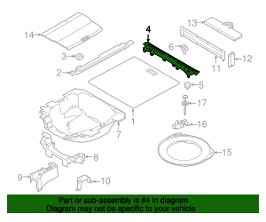 Genuine OEM Rear Panel Trim Part# LR116644 Fits 2014-2022 Land Rover ...