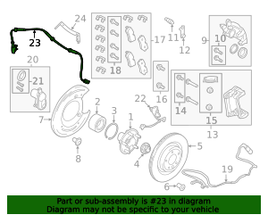 LR081609 - ABS Sensor - 2017-2020 Land-Rover | LandRoverLakeBluff