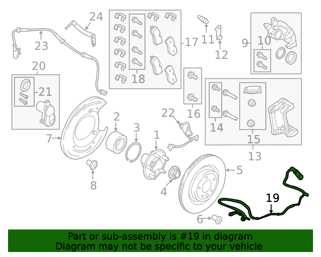 2015-2023 Land Rover Wear Indicator LR084071 | OEM Parts Online