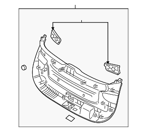 2021-2023 Hyundai Santa Fe Lower Trim Panel 81710-S2300-NNB | Hyundai ...