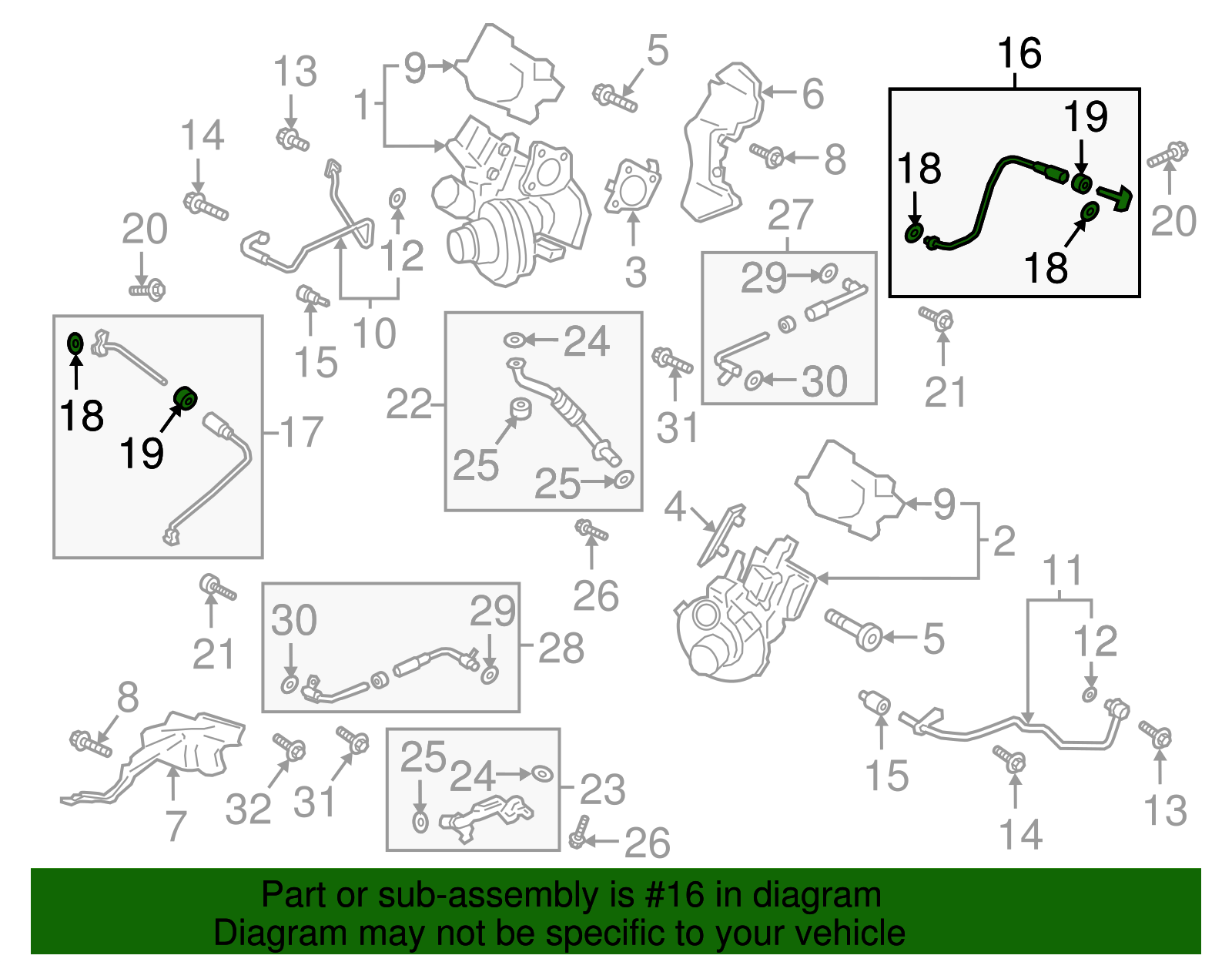 HL3Z-8A520-B - Water Inlet Tube 2017-2021 Ford | Big 3 Auto Parts