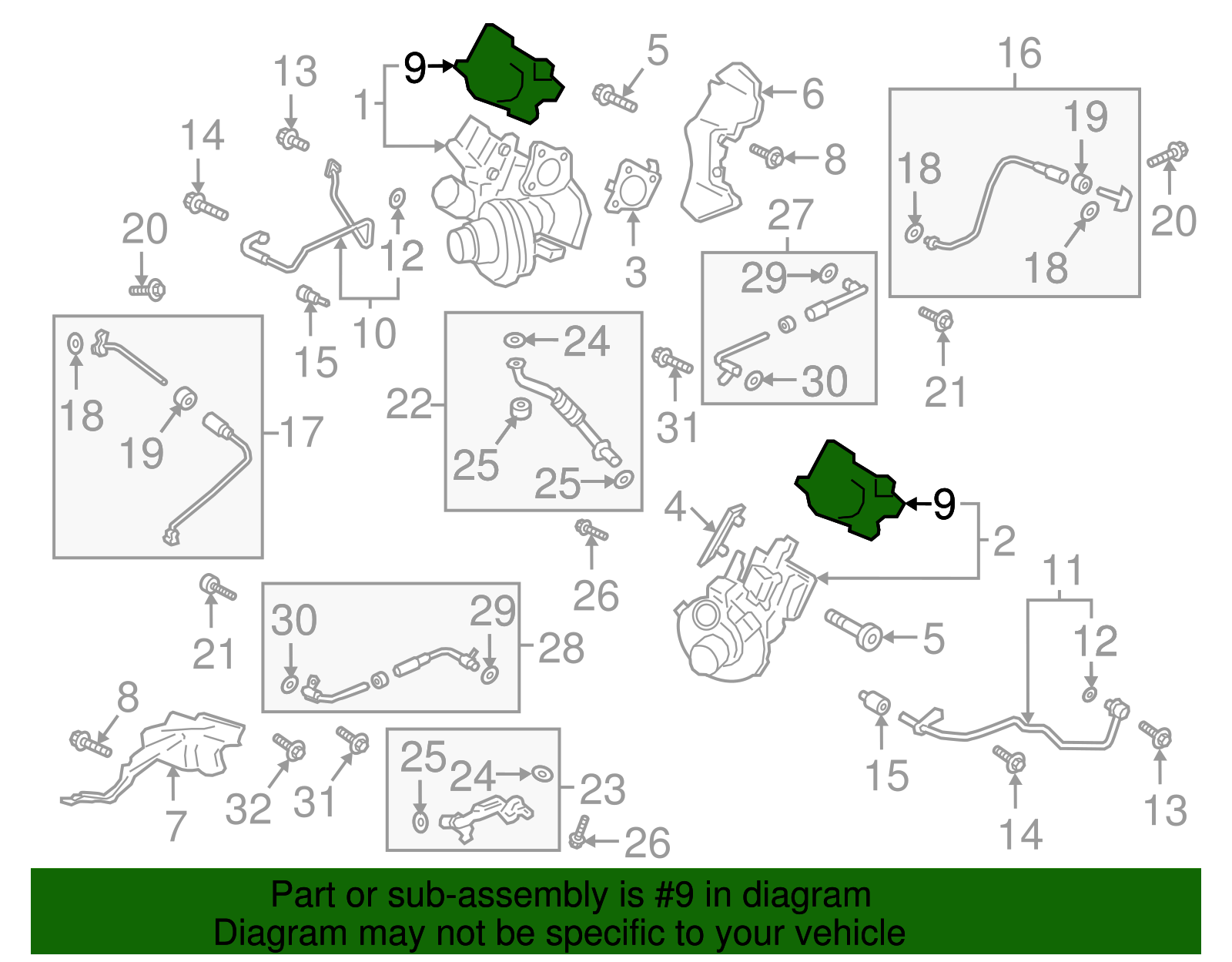 HL3Z-9G488-B - 2017-2021 Ford - Actuator | My Ford Parts