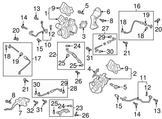2017-2021 Ford OEM Actuator HL3Z-9G488-B | Ford Parts Center