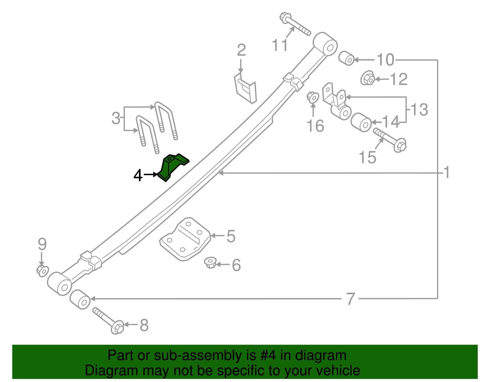 2017-2024 Nissan TITAN Bumper 55240-EZ20B | Temecula Nissan Parts