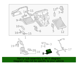 Toyota 2017-2018 Toyota Mirai Amplifier 88650-62052 | Toyota Parts