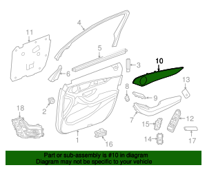205-720-28-22 - Trim Plate 2016-2022 Mercedes-Benz | Mercedes-Benz USA ...