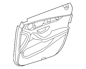 253-720-40-04-3E35 - Door Trim Panel 2016-2019 Mercedes-Benz | Mercedes ...