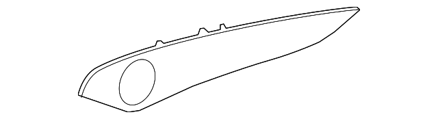 205-720-55-09 - Trim Plate - 2016-2019 Mercedes-Benz | BuyMercedesPartsNow