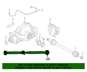 Genuine BMW 26-10-8-487-412 | Drive Shaft | FREE Shipping on Most ...