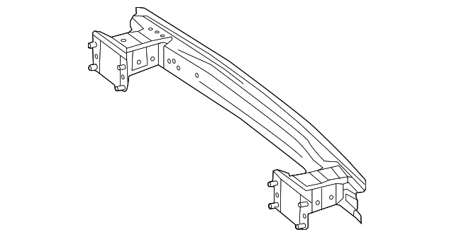 118-610-00-00 - Cross-member, Rear Mercedes-Benz USA Parts