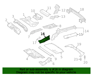 2019-2023 Mercedes-Benz Front Rail Extension 177-610-86-01 | MB OEM Parts