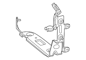 167-501-66-02 - Auxiliary Radiator Bracket 2020-2023 Mercedes-Benz ...