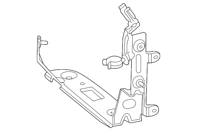 167-501-66-02 - Auxiliary Radiator Bracket 2020-2023 Mercedes-Benz ...