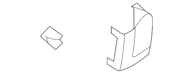 2012-2019 Land Rover Range Rover Evoque Lower Molding LR035399 ...