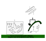 2012-2019 Land Rover Range Rover Evoque Wheel Opening Molding LR044280 ...