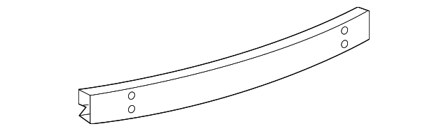 Genuine Toyota Reinforcement part# 52023-02080 for 2003-2008 Toyota ...