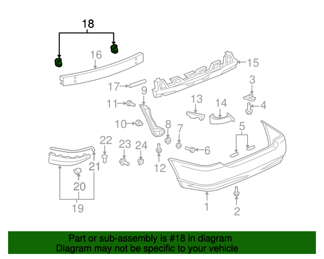 52182-02040 - Mount Bracket - 2003-2013 Toyota Corolla | OEM Genuine ...