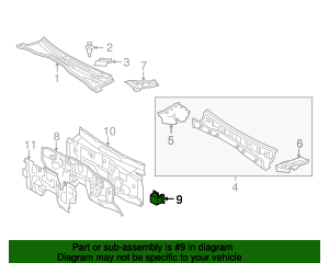 57308-04010 - Dash Panel Outrigger - 2005-2015 Toyota Tacoma | Sparks Parts