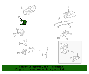 2002-2009 GM Upper Hinge 88937057 | GMPartsDirect.com
