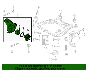 2016-2019 Land Rover Range Rover Evoque Knuckle Assembly LR186681 | OEM ...