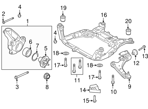 Suspension Components for 2017 Land Rover Range Rover Evoque | OEM ...
