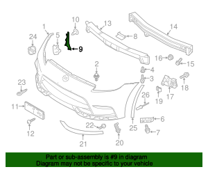 2015-2020 Nissan 370Z Protector - Passenger Side (RH) 62064-6GA0A ...