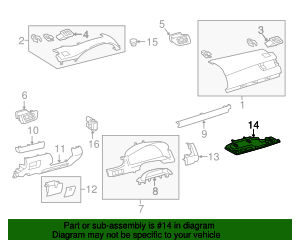 2012-2018 Toyota Under Cover 55607-06101 | OEM Parts Online