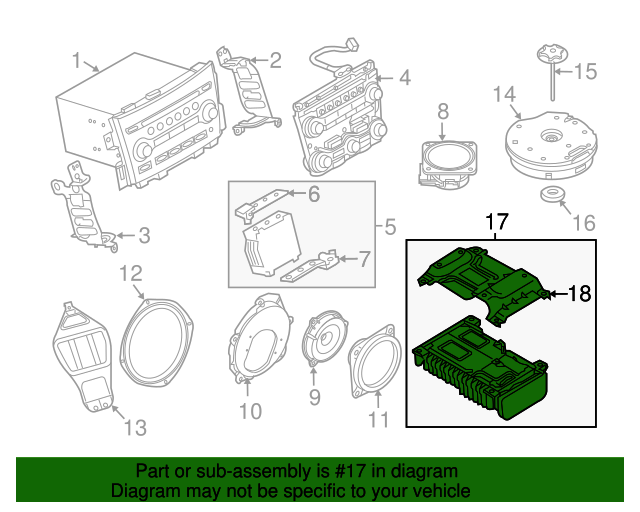 28061-6GB2A - Amplifier 2016-2020 Nissan 370Z | Nissan Parts ...