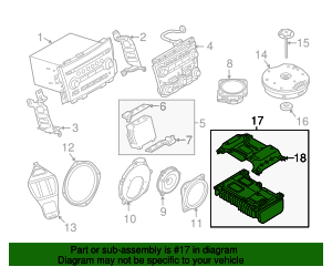 28061-6GB2A - Amplifier 2016-2020 Nissan 370Z | Nissan Parts ...