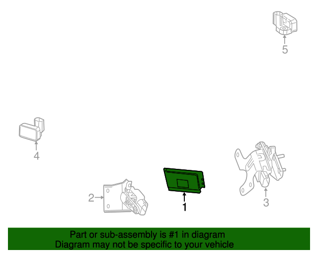 231-900-37-05 - Active Suspension Control Module 2016 Mercedes-Benz ...