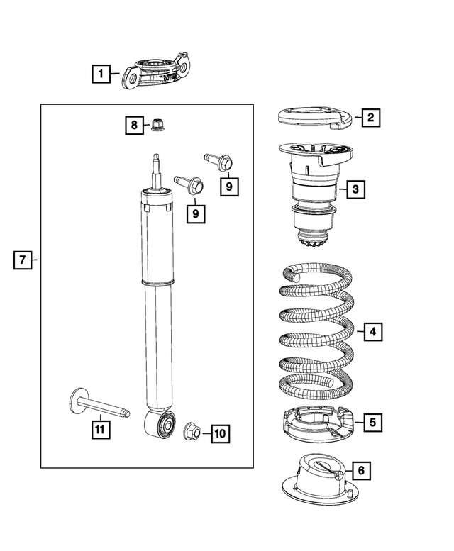 2017-2023 Chrysler Suspension Shock Absorber Kit 68312645AB | Mopar eStore