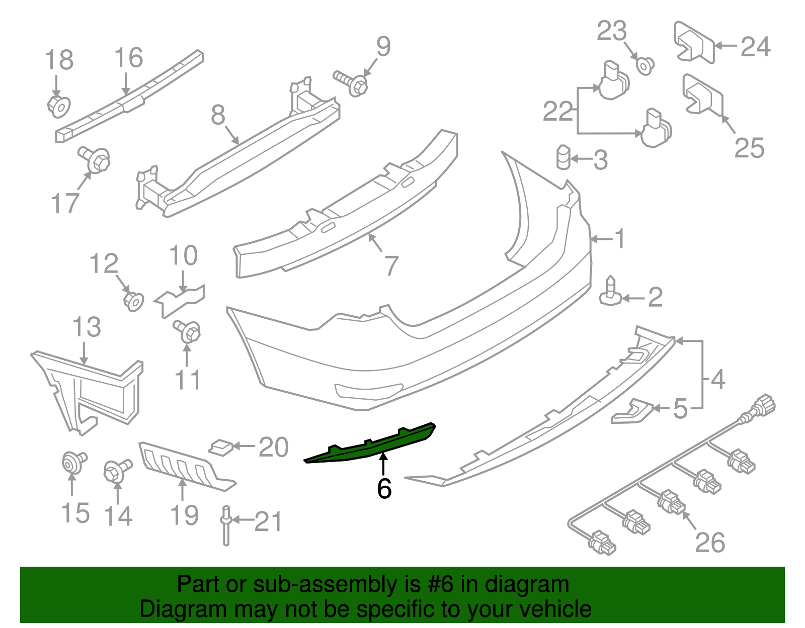 5C6-945-105-B - Reflector 2015-2018 Volkswagen Jetta | Volkswagen Parts ...