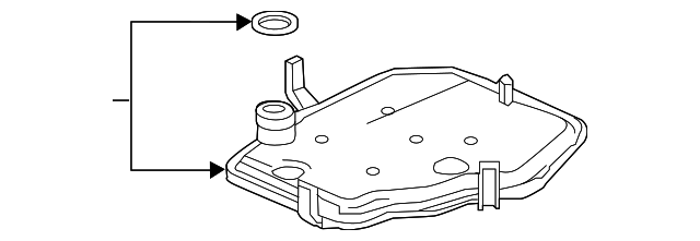 2017-2020 GM Automatic Transmission Fluid Filter Kit with Seal 24291343 ...