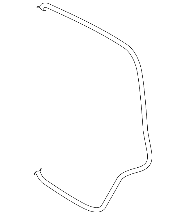 2009-2018 Volkswagen Surround Weather-Strip 5N0-867-913-A-9B9 | OEM ...