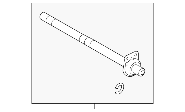 2013-2019 Ford Police Interceptor Sedan Cv Intermediate Shaft DG1Z ...